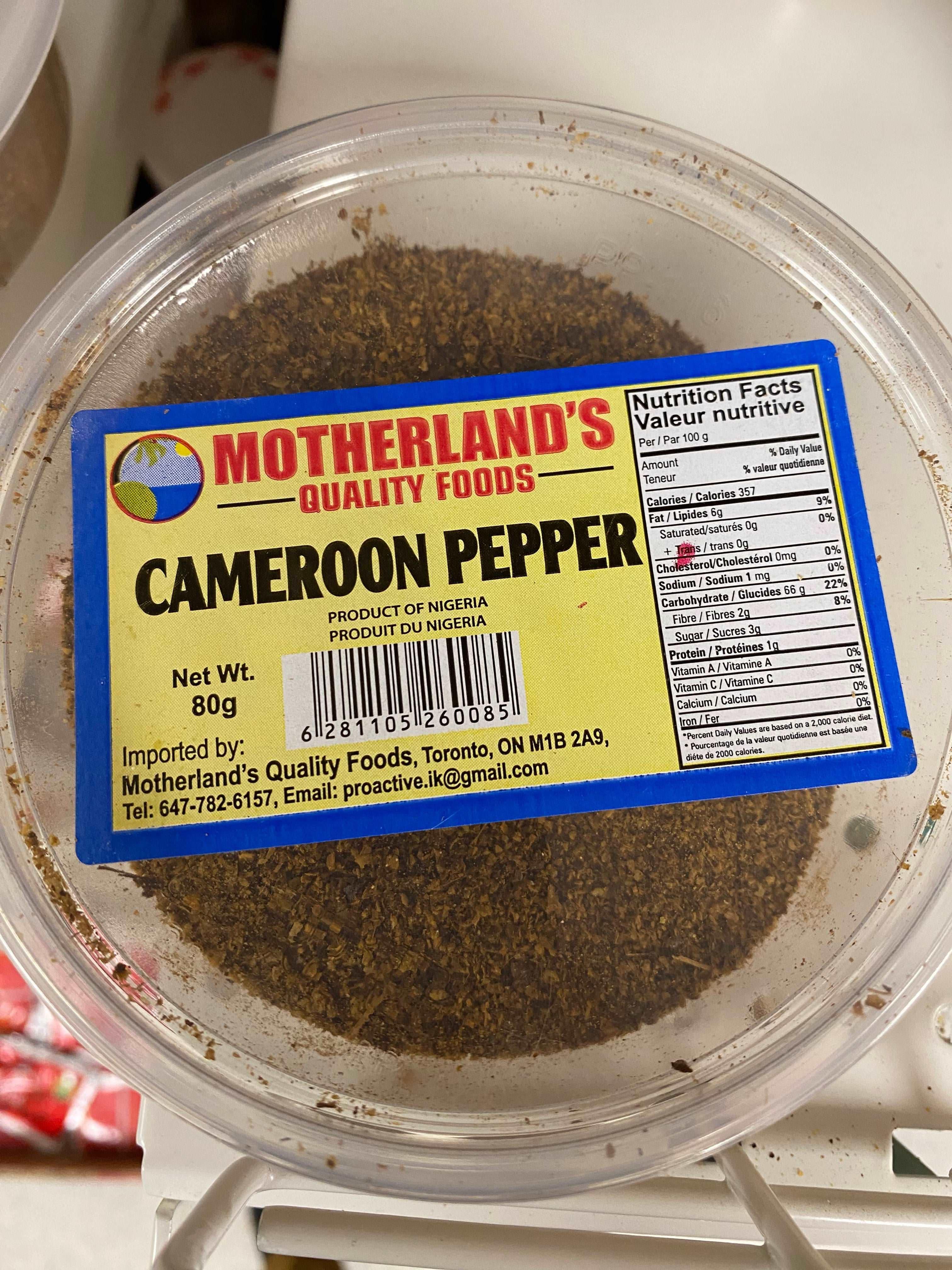 Cameroon Pepper Powder | Cameroon Pepper | SMK African Store ...